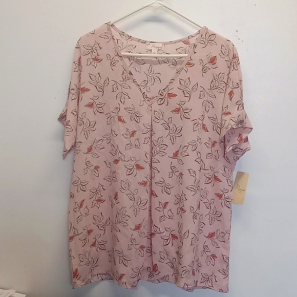 Misia | Tops | Nwts Misia Ladies Large Pink With Blackrust Colored ...